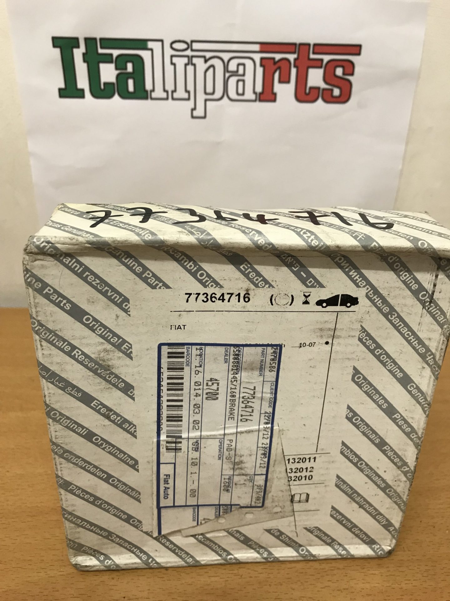 Brake pads - front - 77364716 - MiTo & Punto Abarth 1.4 - Italiparts