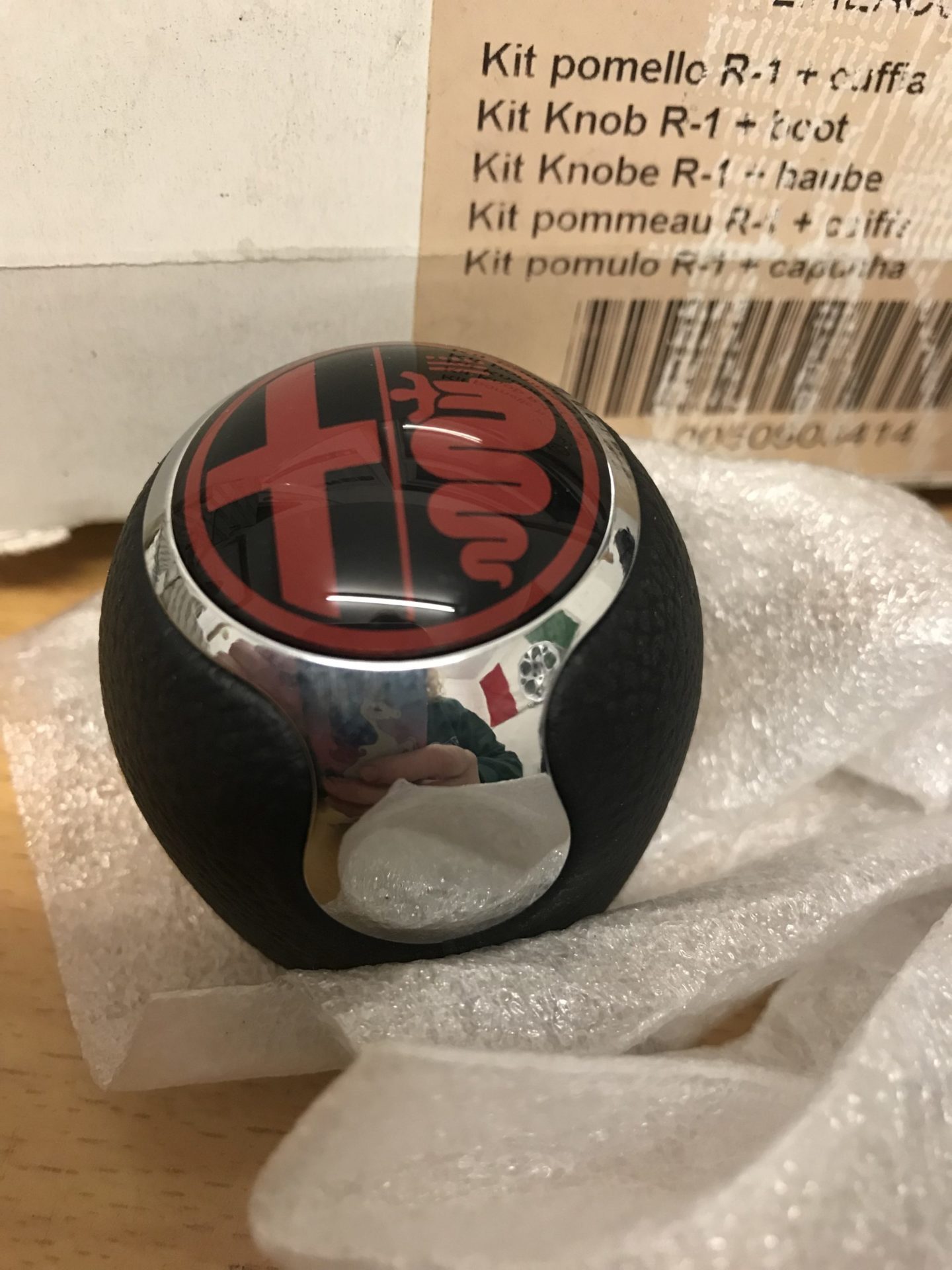 Gear knob 6 speed & gear gaitor - 50903414 - Alfa Romeo MiTo - Italiparts