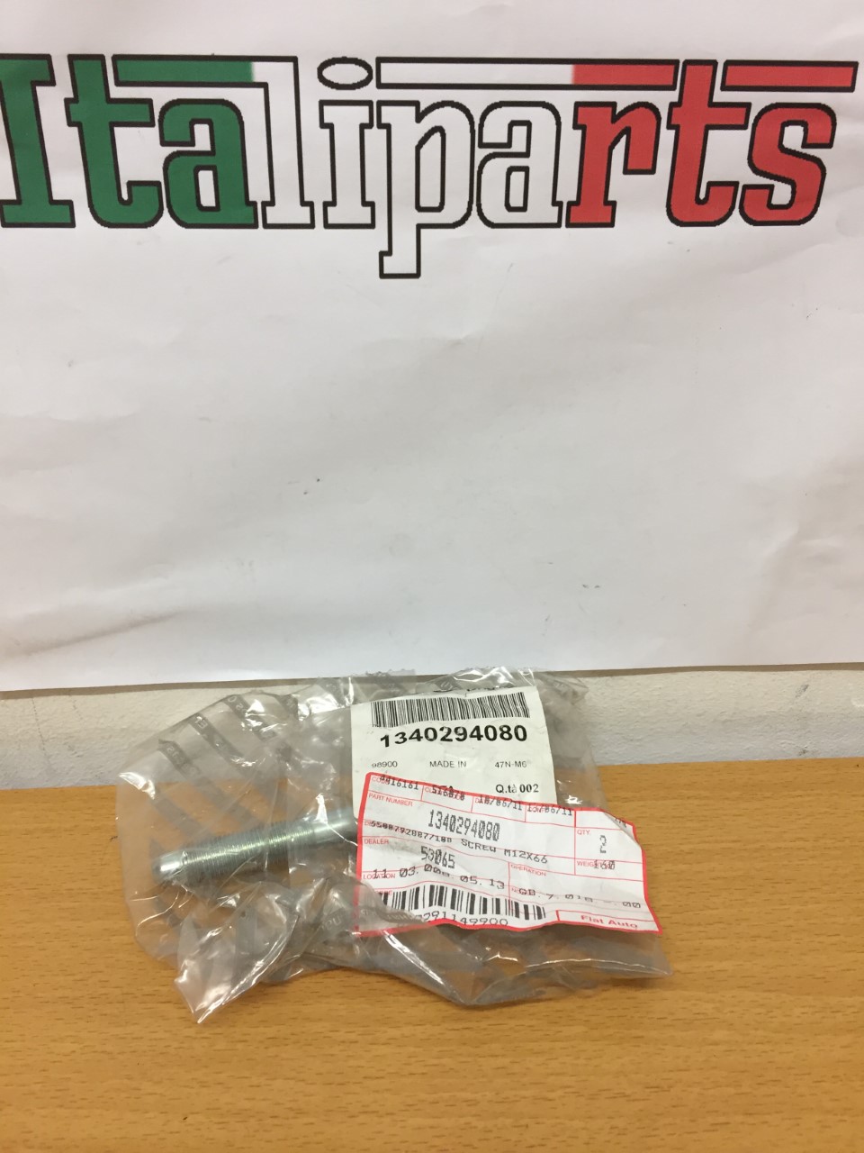 Gearbox screw - pack of two - 1340294080 - Fiat Ducato 2006-2014 ...