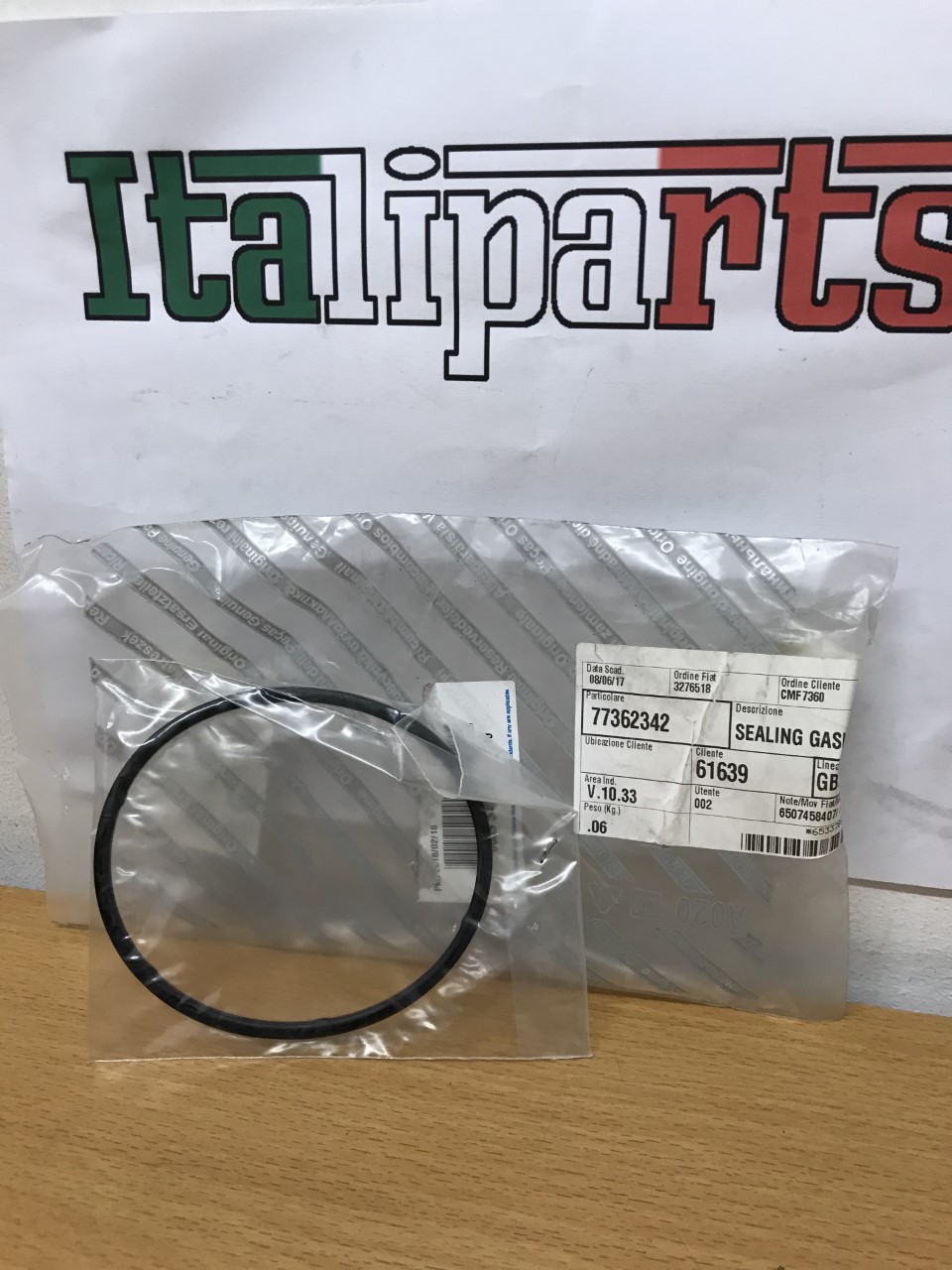 Fuel filter gasket seal - 77362342 - Fiat Sedici 2006 on 500 Multipla ...